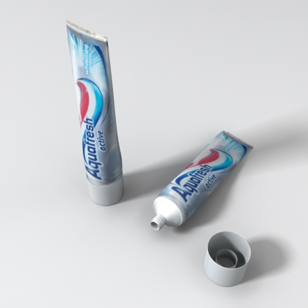 toothpaste 3d model