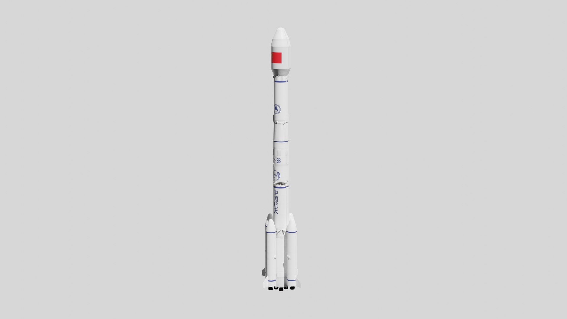Long March 3B LaunchVechale---Blend-FBX 3D Model - TurboSquid 2076718