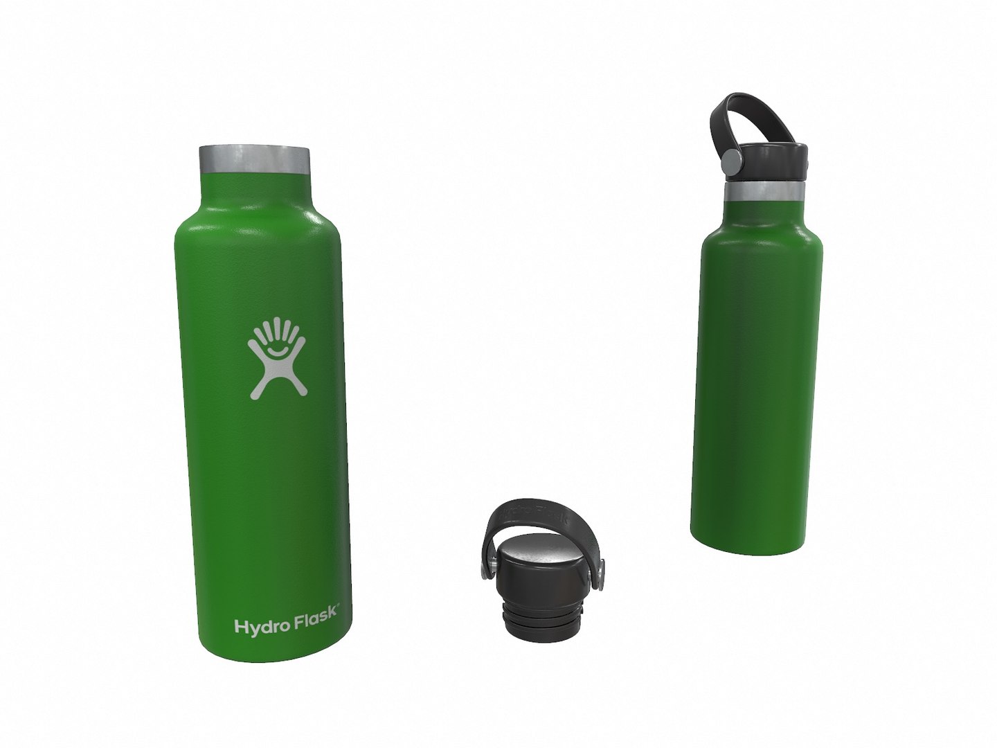 Hydro flask standard mouth 3D model - TurboSquid 1554653