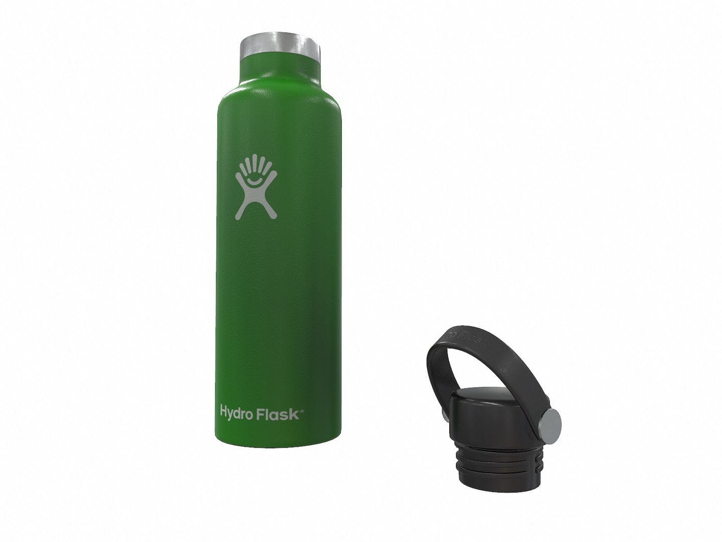 Hydro flask standard mouth 3D model - TurboSquid 1554653