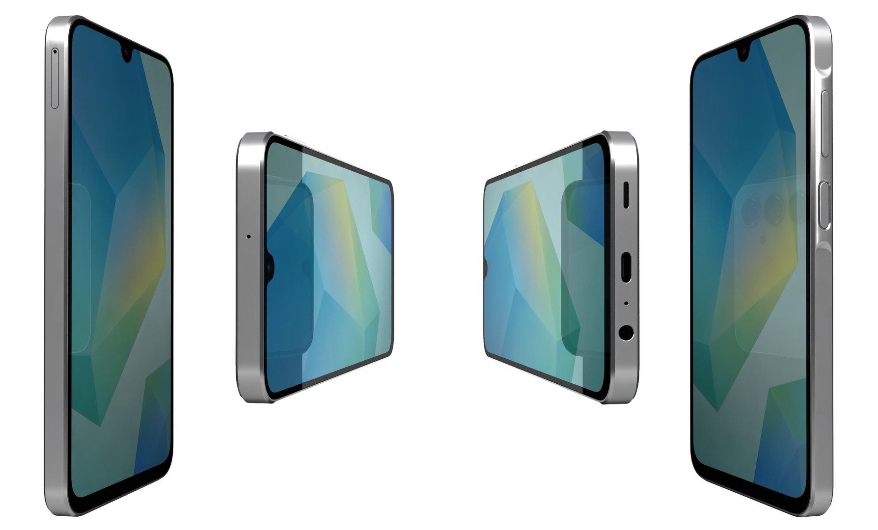 3D Samsung Galaxy A16 4G All Colors Model - TurboSquid 2321475