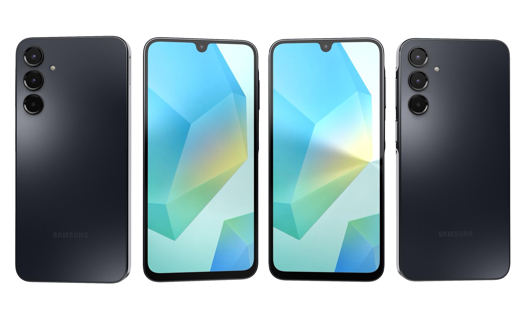 3D Samsung Galaxy A16 4G All Colors Model - TurboSquid 2321475