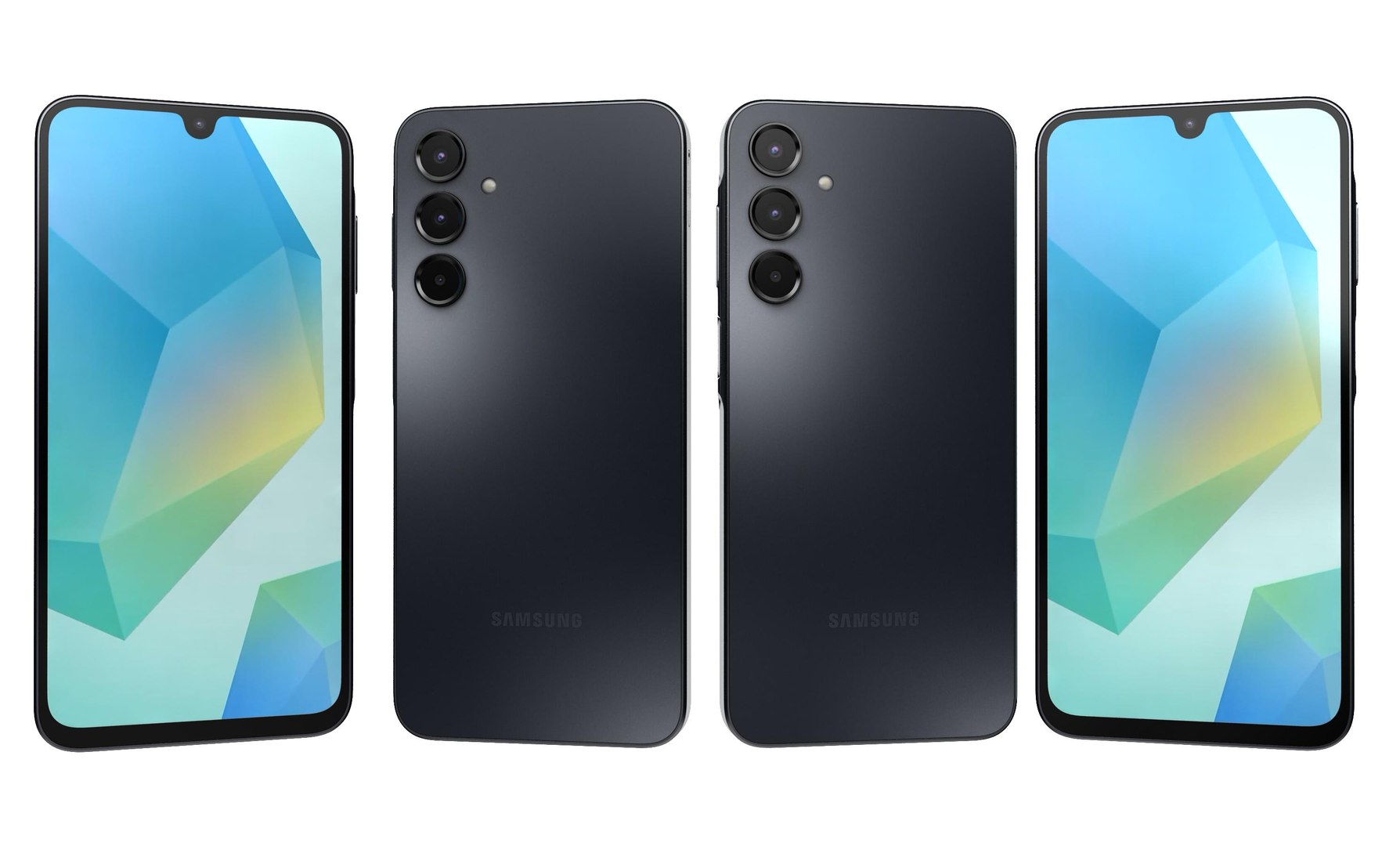 3D Samsung Galaxy A16 4G All Colors Model - TurboSquid 2321475