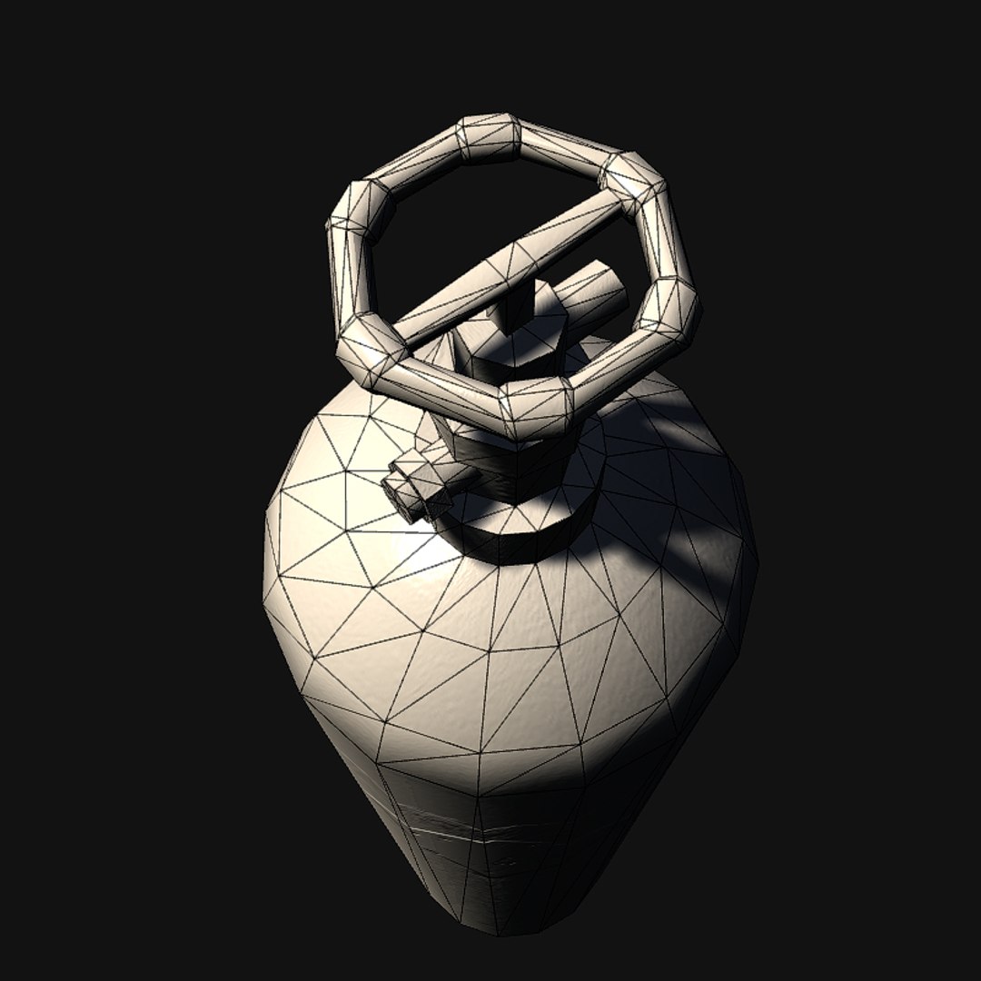 3d Model Oxygen Cylinder