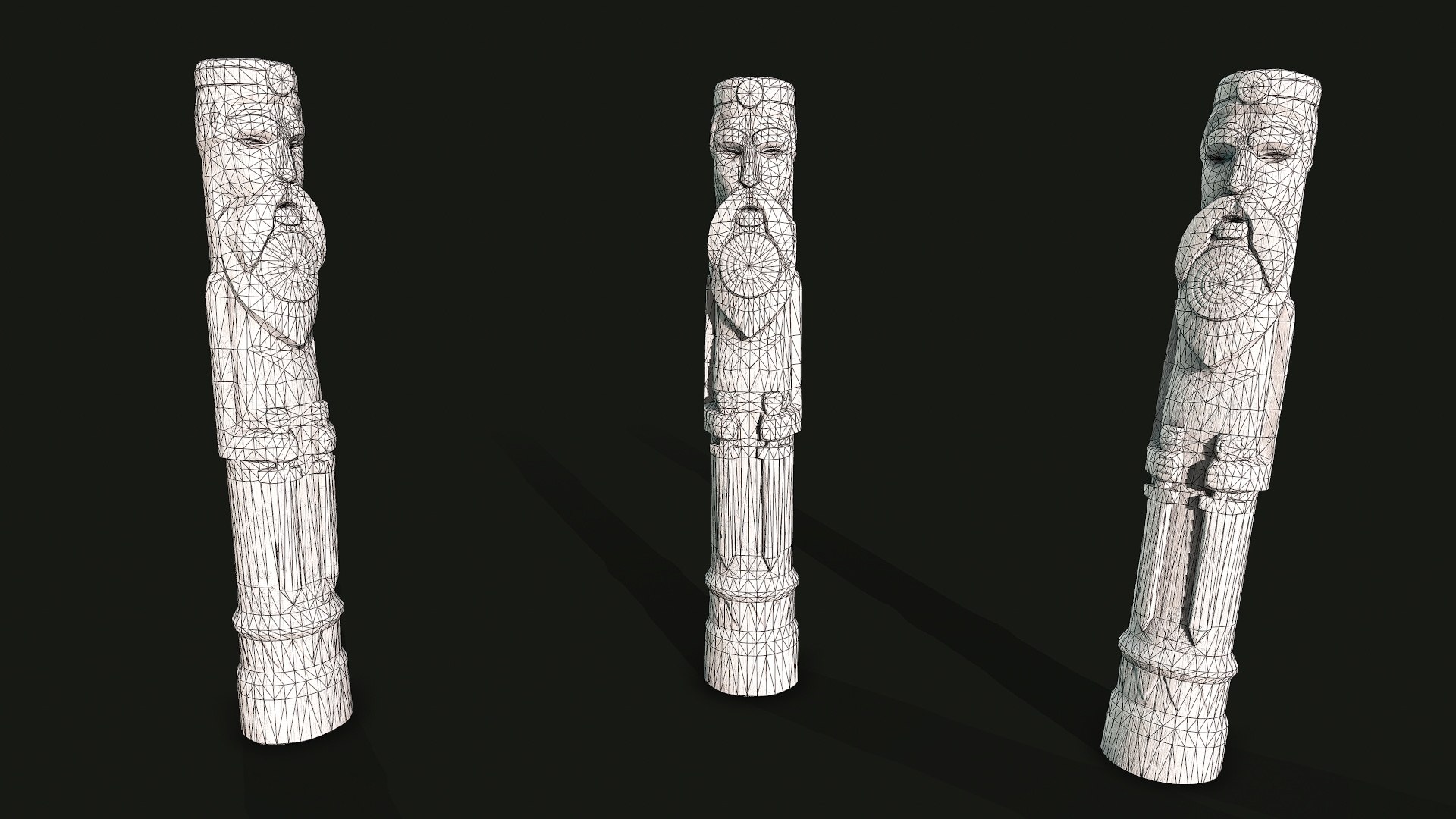 3D Totem Wood 3 - TurboSquid 2135277