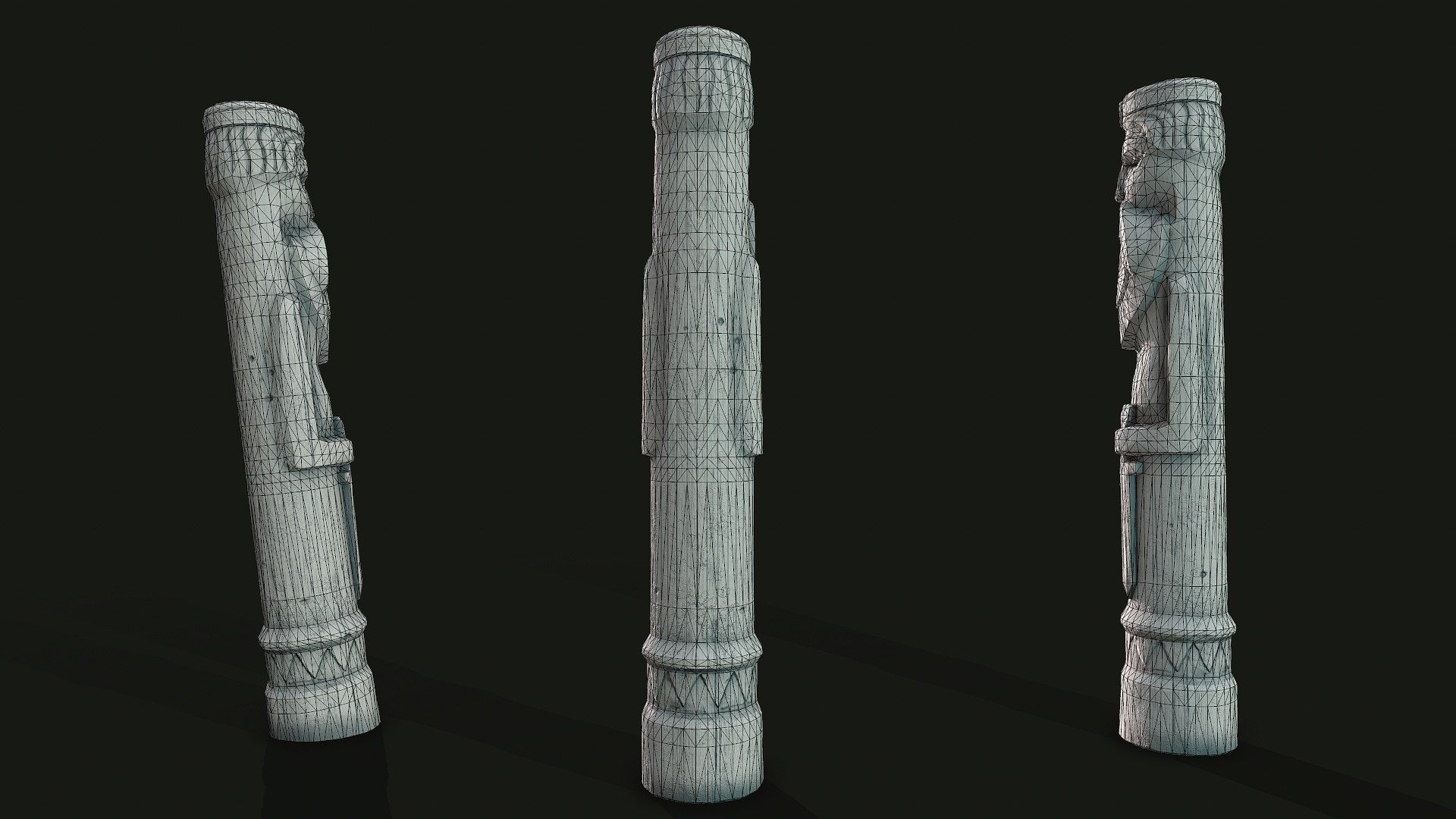 3D Totem Wood 3 - TurboSquid 2135277