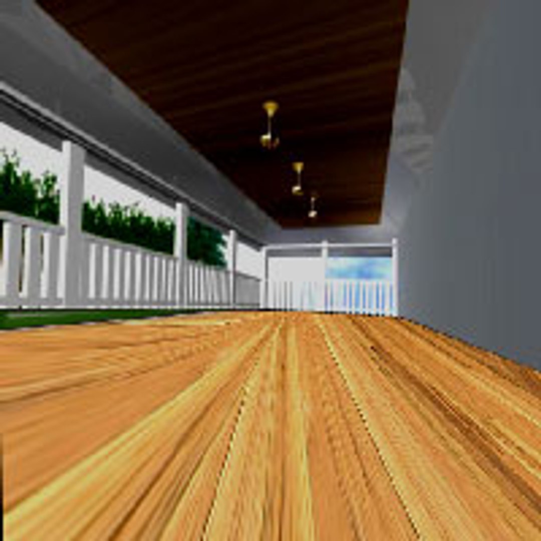 patio animation 3d max