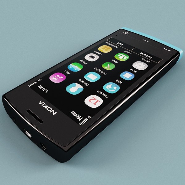 3d nokia 500 blue