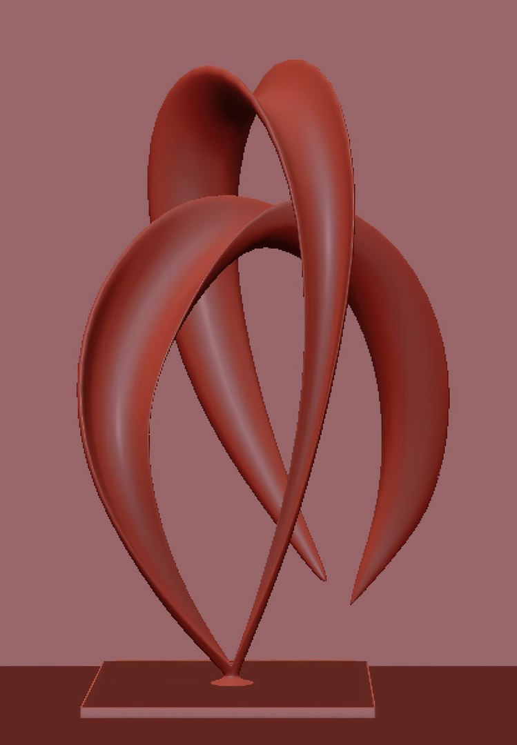 3D Model Abstract Sculpture - TurboSquid 2210163