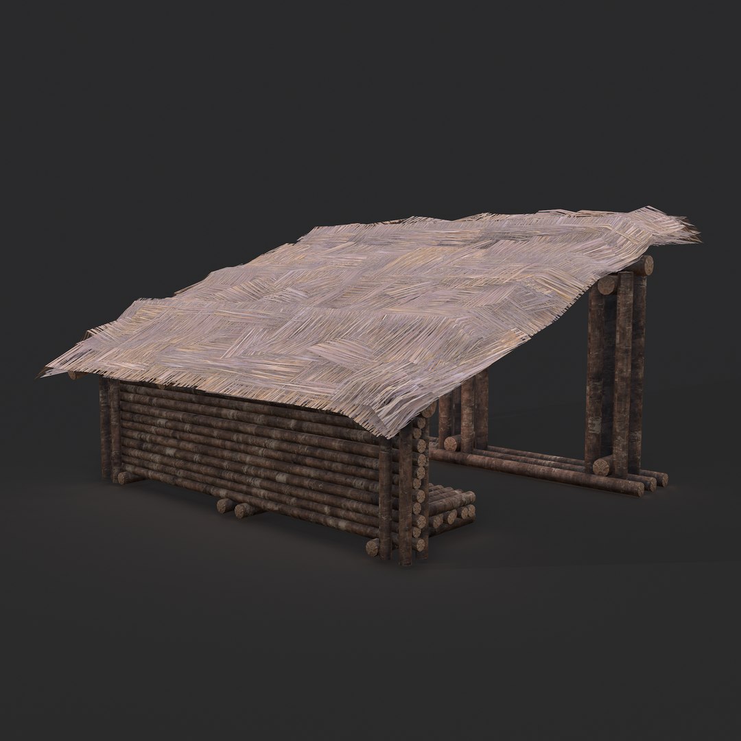 Viking Hut W 3D Model - TurboSquid 1813693