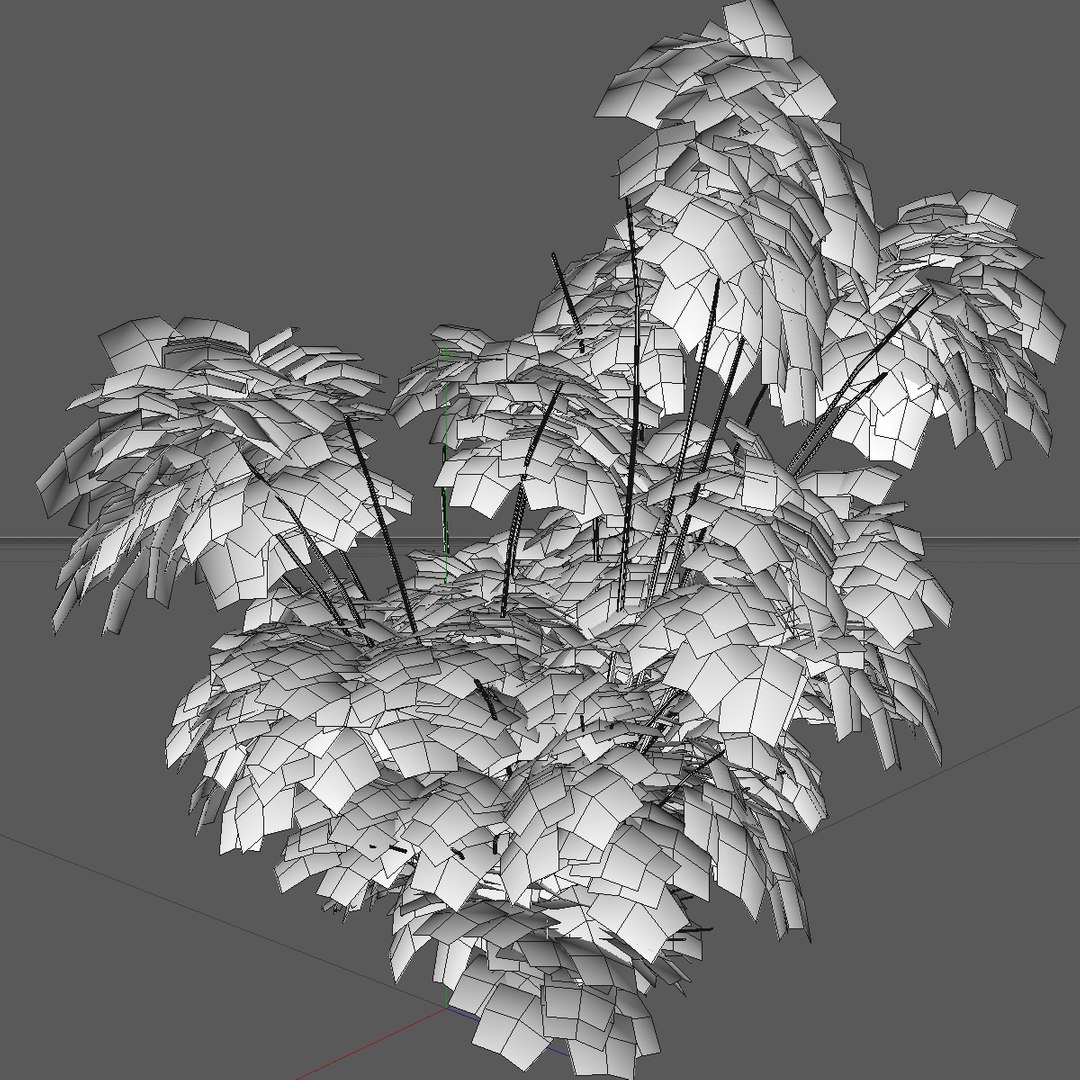 3ds max plant bush