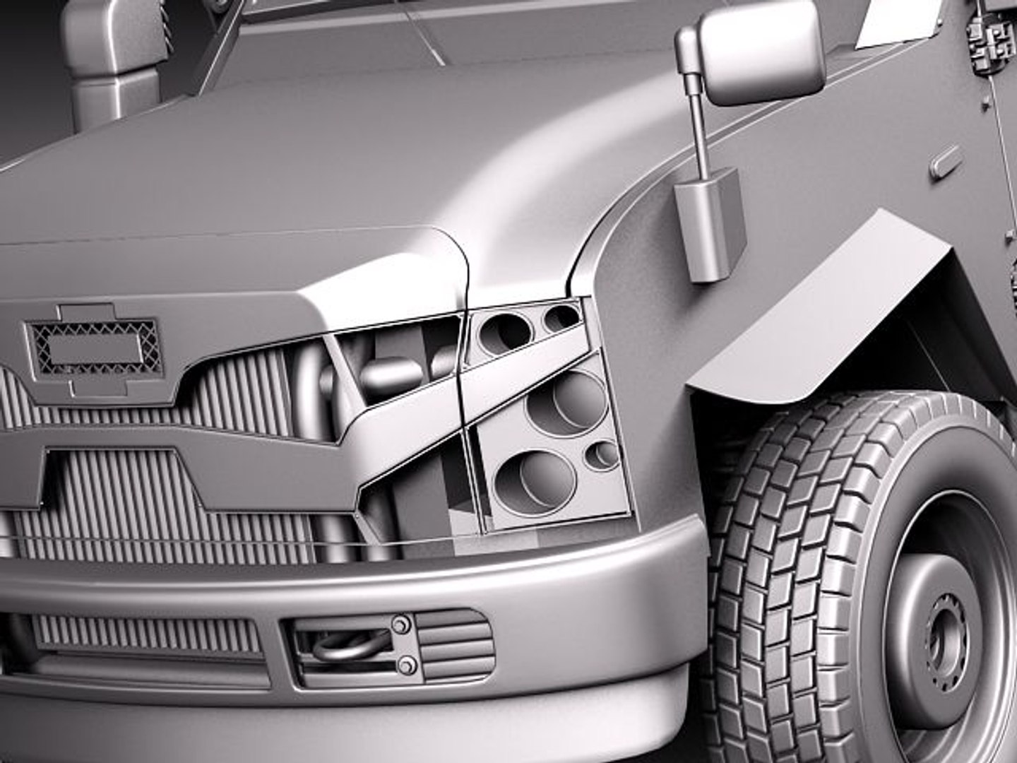 3d Oshkosh Sand Cat Vechicle Model