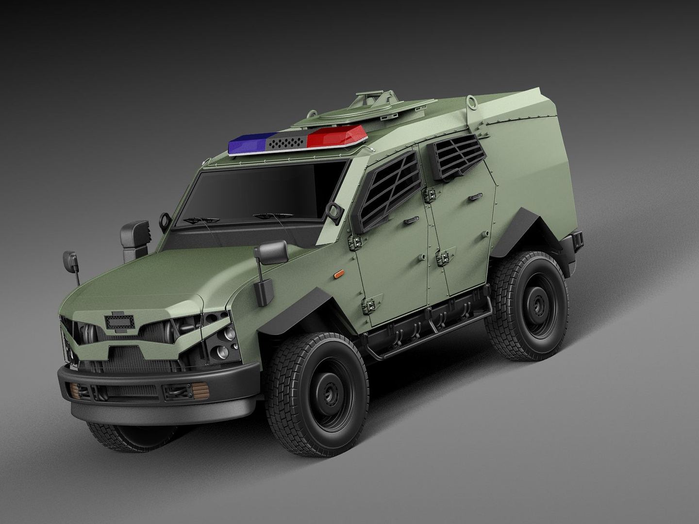 3d Oshkosh Sand Cat Vechicle Model