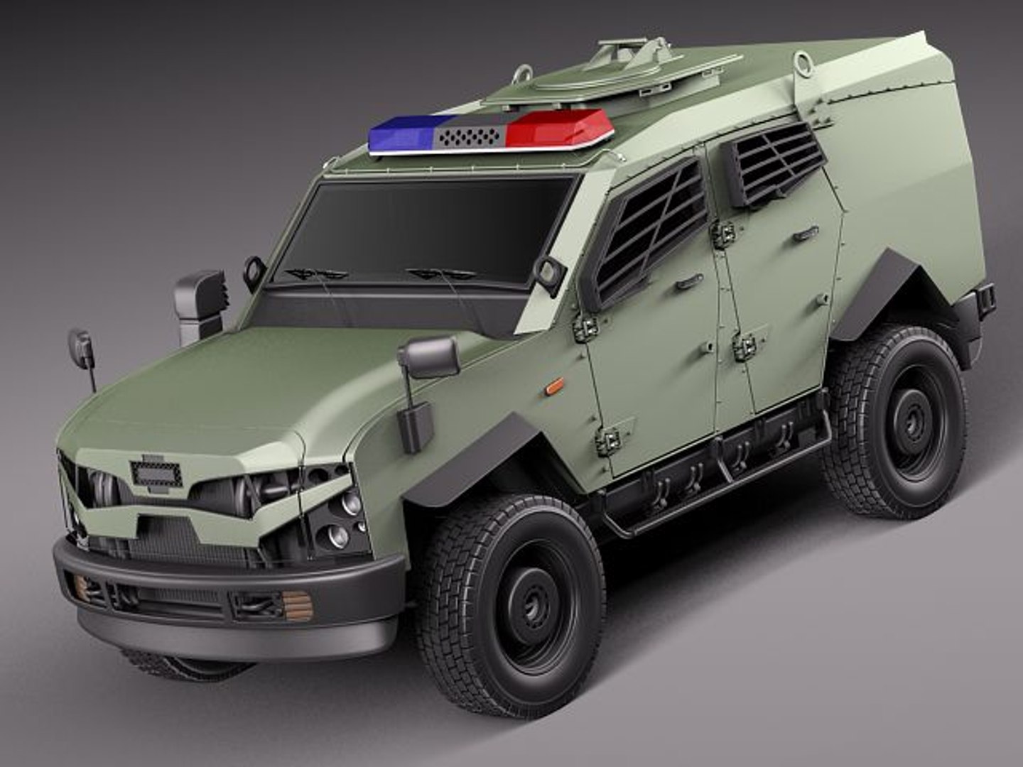 3d Oshkosh Sand Cat Vechicle Model