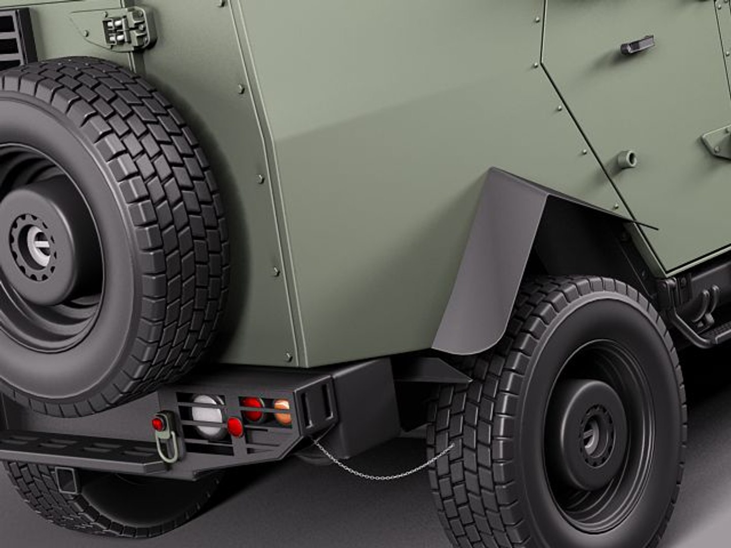 3d Oshkosh Sand Cat Vechicle Model