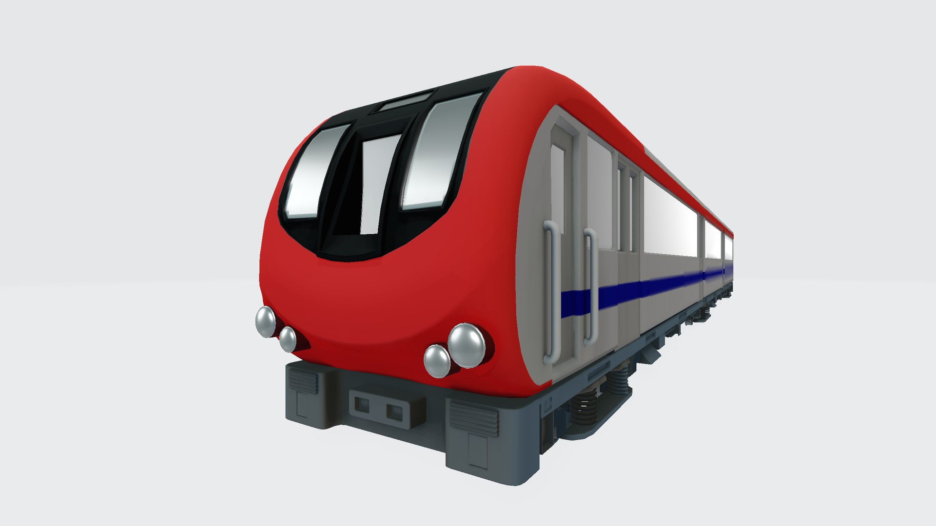 Subway Train 3D Model - TurboSquid 2398528