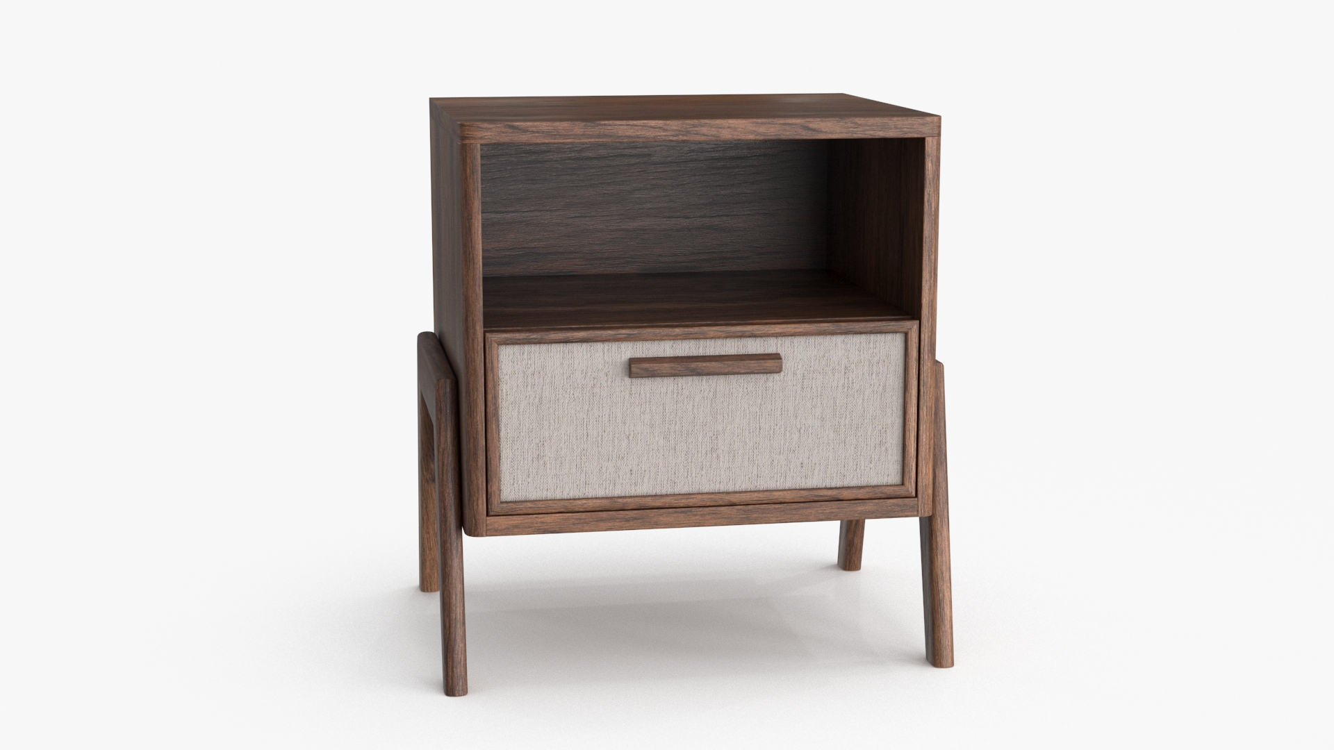 3D Model Nadene Coffee Table And Nightstand Brown - TurboSquid 2339847