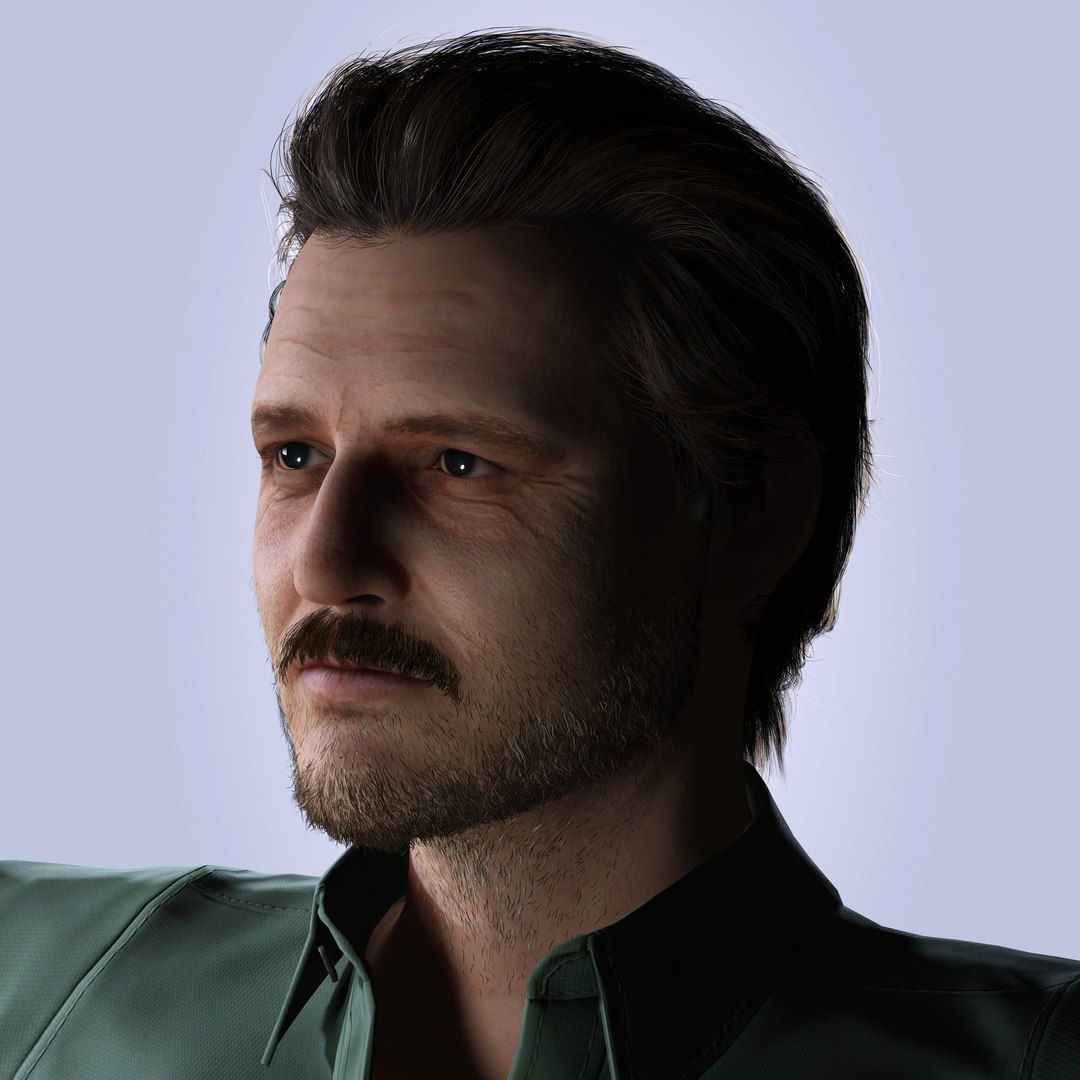 3D Pedro Pascal Character Low-poly - TurboSquid 2419217