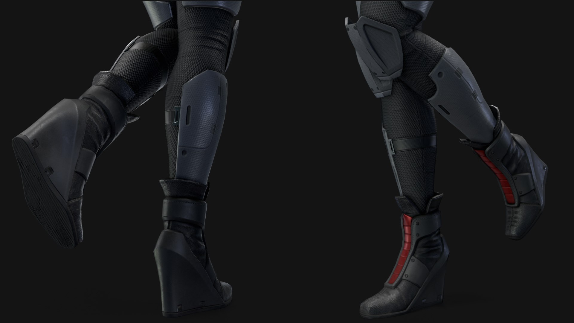 Futuristic Female Assassin 3D - TurboSquid 2115637