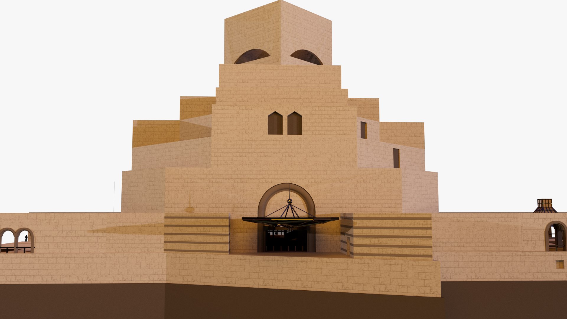 3D Museum Of Islamic Art Qatar - TurboSquid 2307235