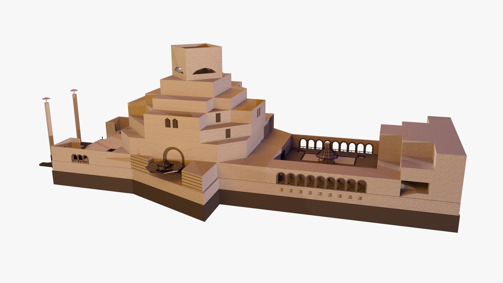 3D Museum Of Islamic Art Qatar - TurboSquid 2307235