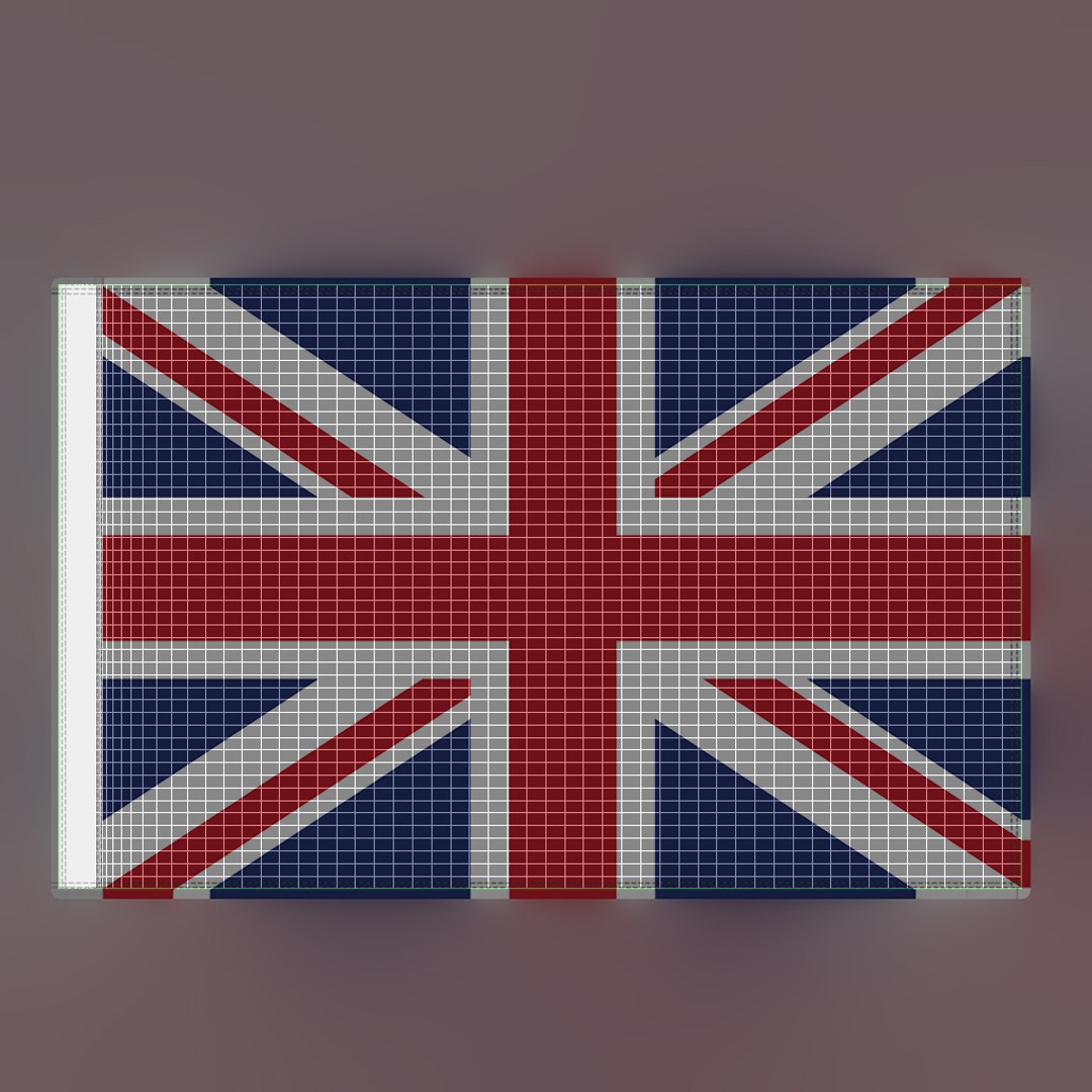 3D Animated United Kingdom Flag - TurboSquid 1793753