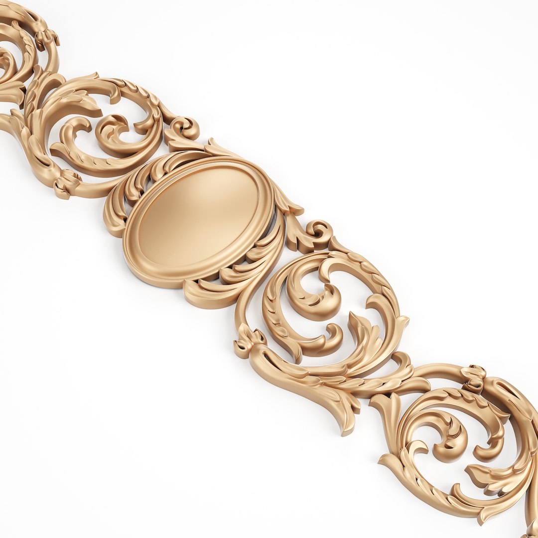 Carved Horizontal Element Model - TurboSquid 2027468