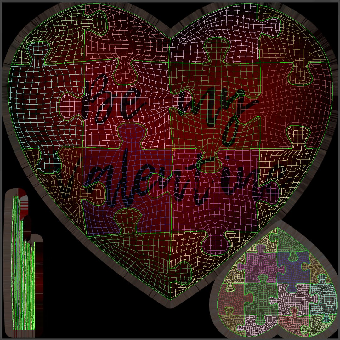 Valentine Puzzle V3 3D - TurboSquid 1846181