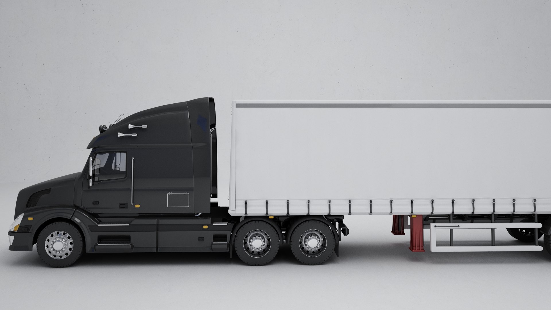 3D Heavy Transporter Truck With Trailer 03 - TurboSquid 1909211