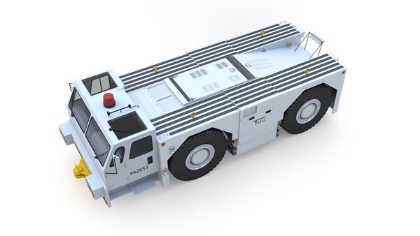3D aircraft tractor tug model - TurboSquid 1478350