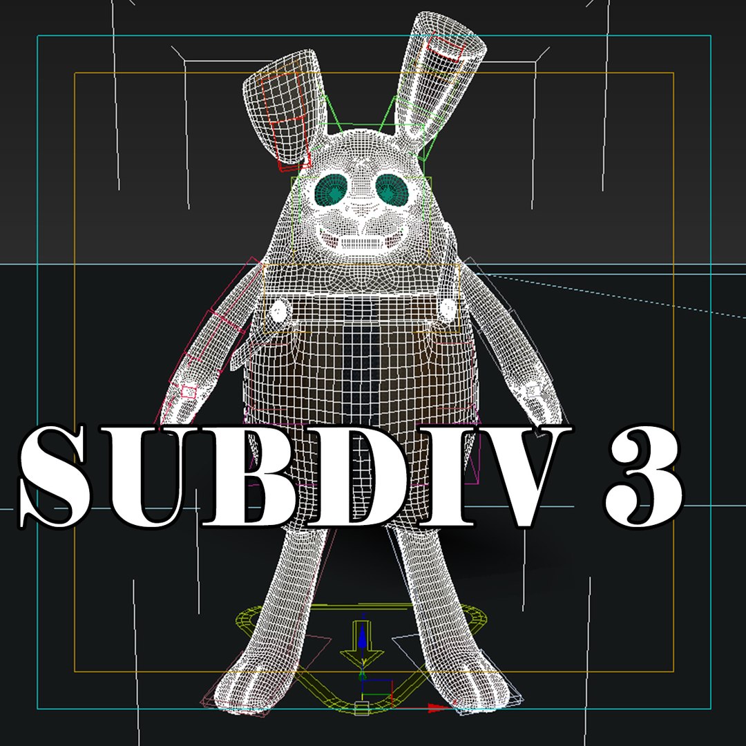 3D Toon Rabbit Model - TurboSquid 1285682