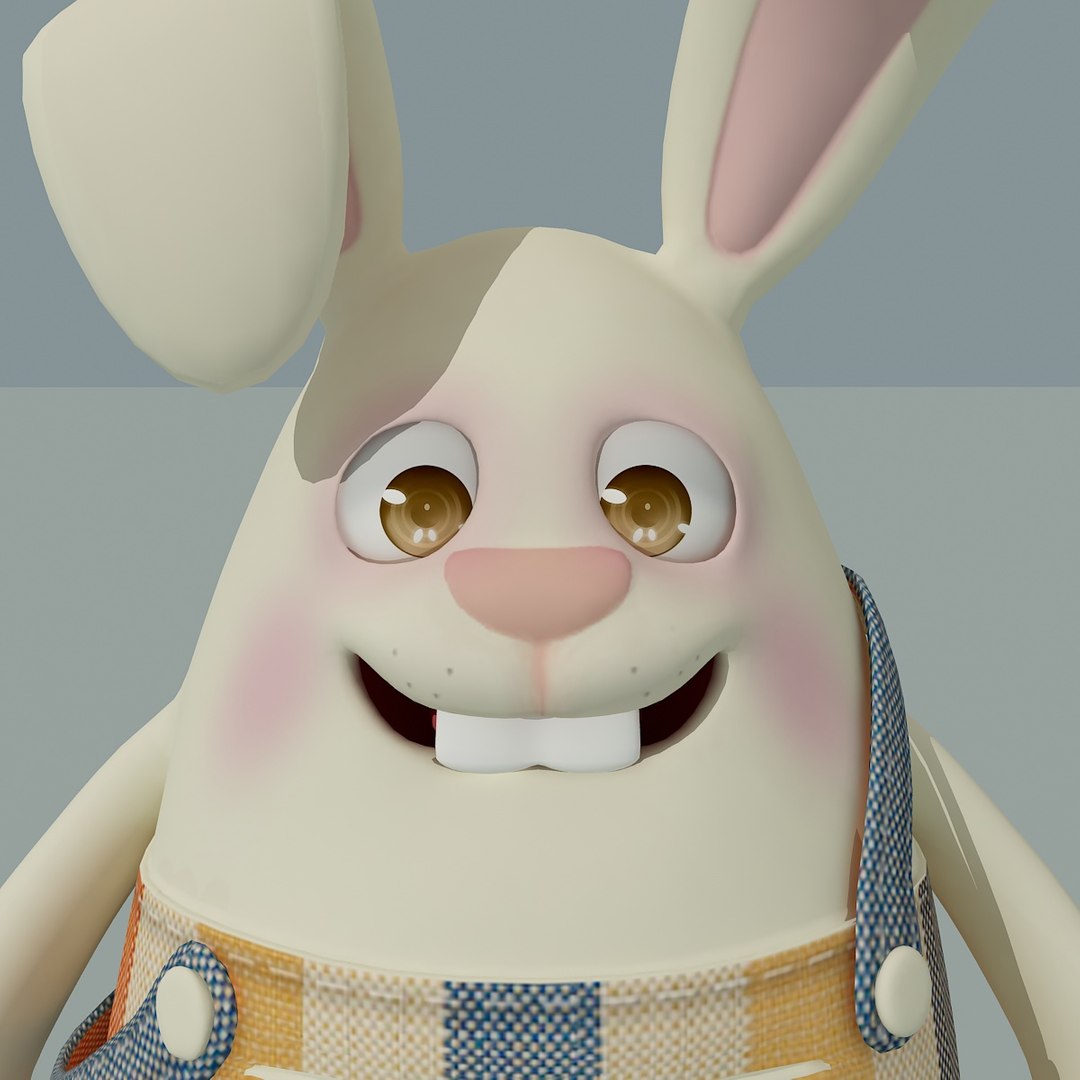 3D Toon Rabbit Model - TurboSquid 1285682