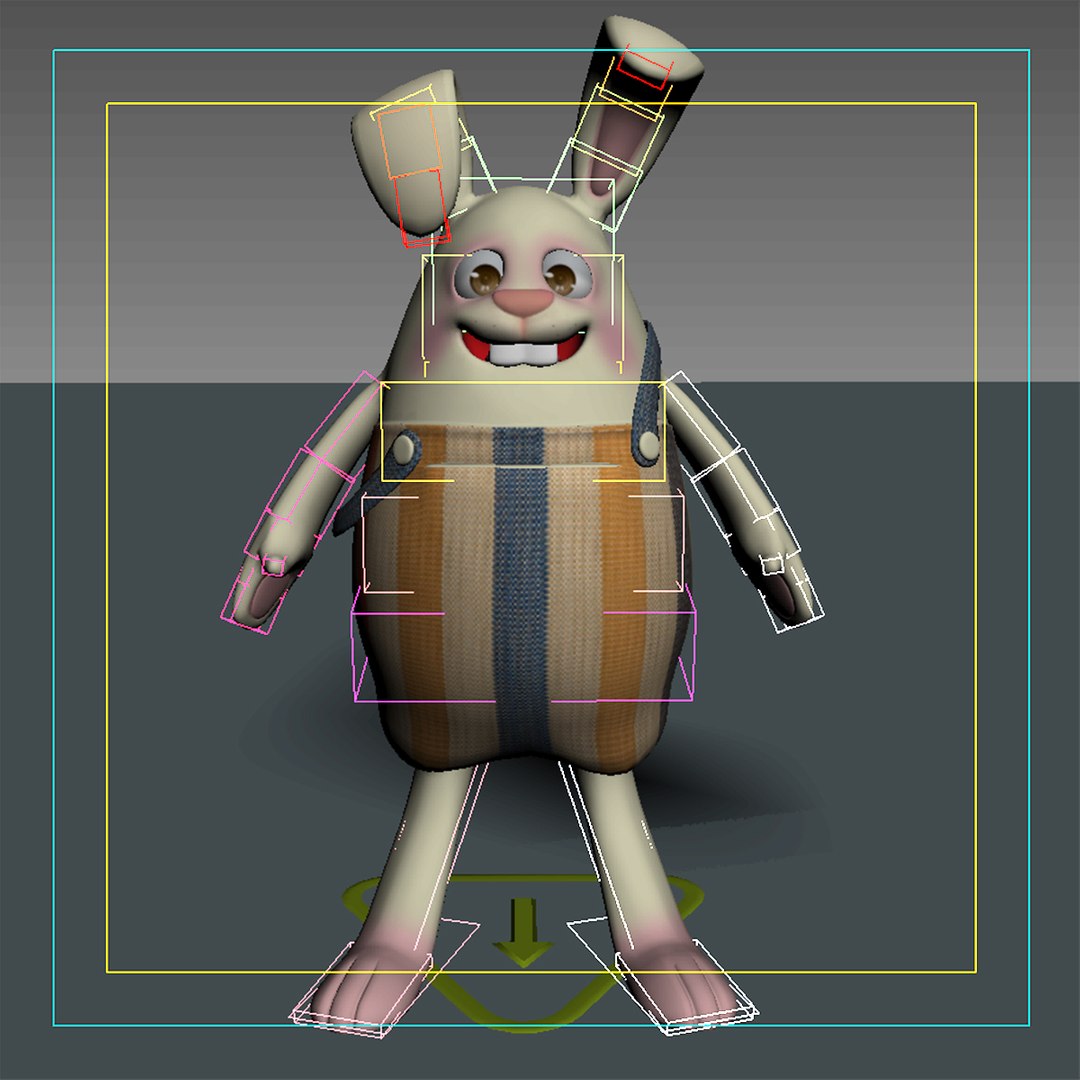 3D Toon Rabbit Model - TurboSquid 1285682