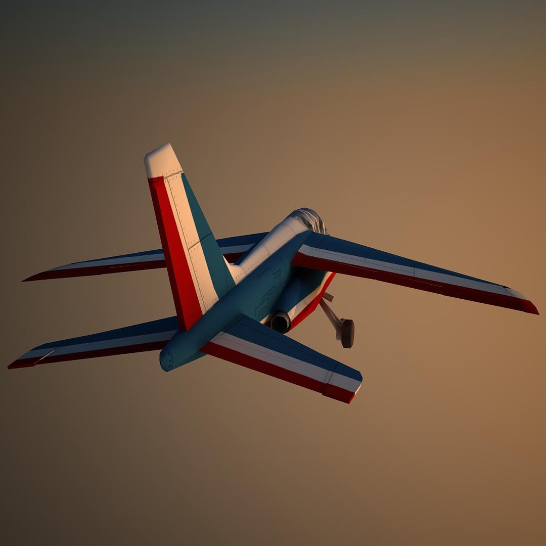 Alpha Jet Faf Aircraft 3d Model
