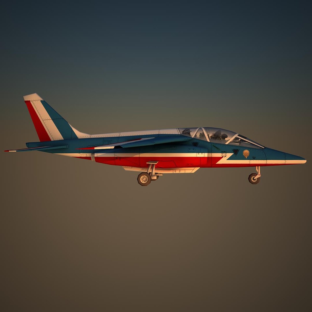 Alpha Jet Faf Aircraft 3d Model