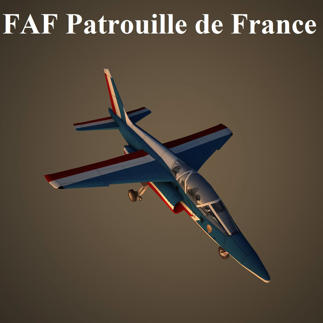 Alpha Jet Faf Aircraft 3d Model