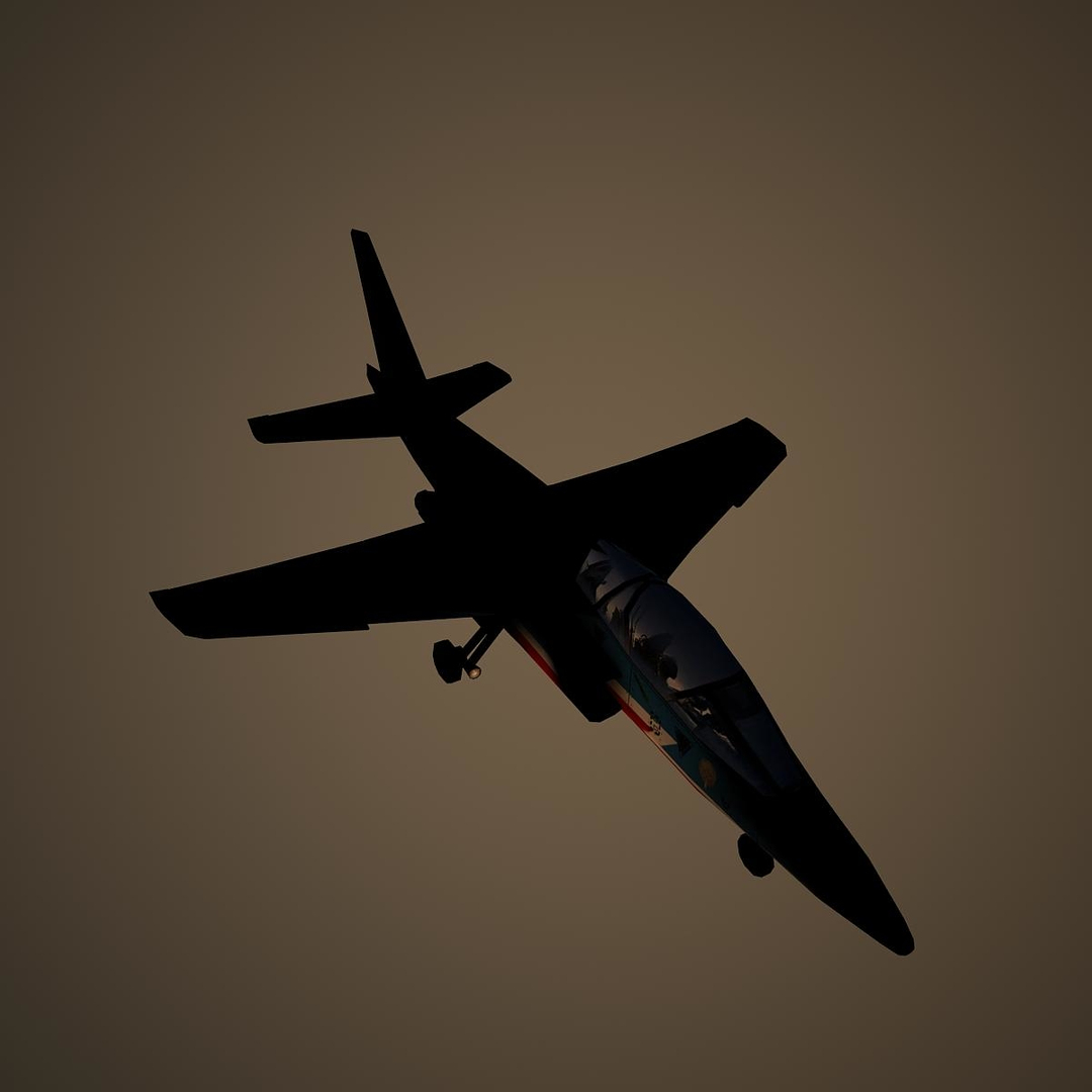 Alpha Jet Faf Aircraft 3d Model