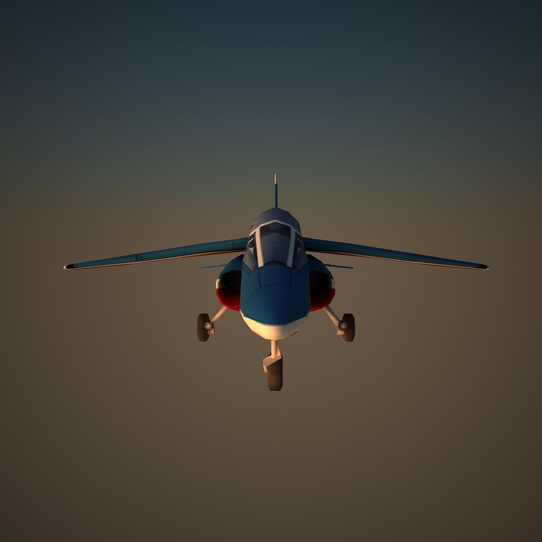 Alpha Jet Faf Aircraft 3d Model