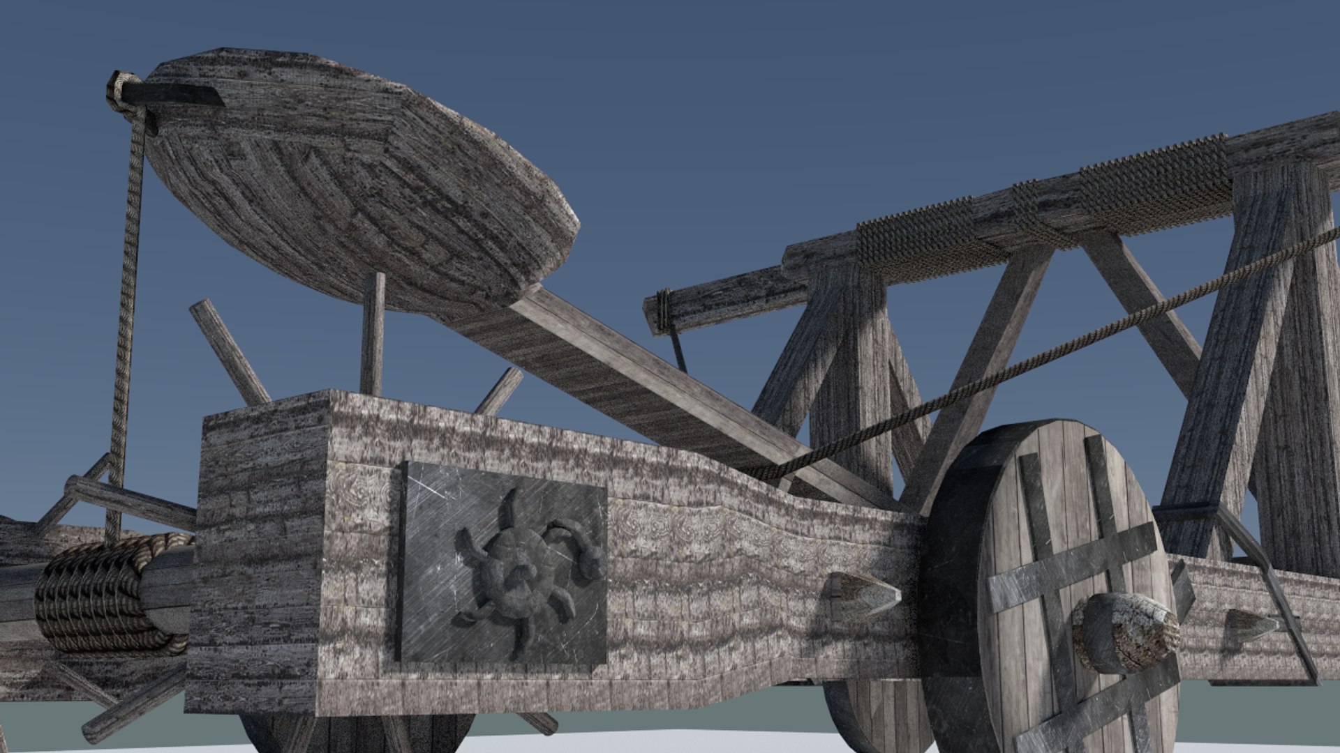 maya medieval catapult