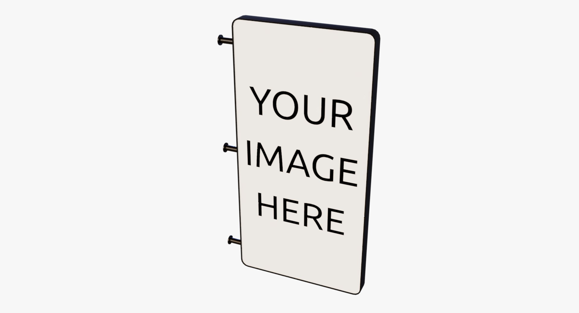 3D Sign Board Model - TurboSquid 1406329