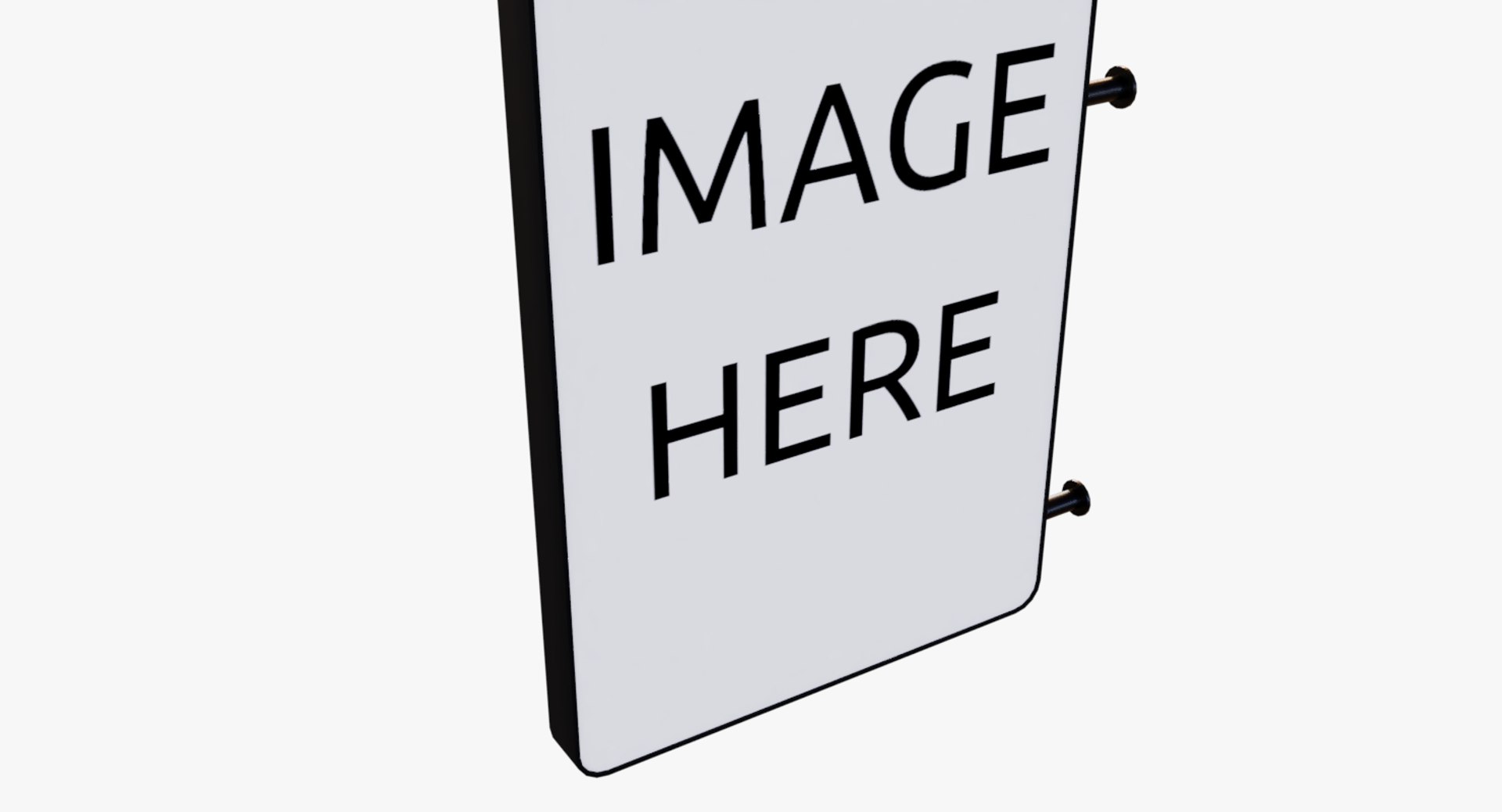 3D Sign Board Model - TurboSquid 1406329