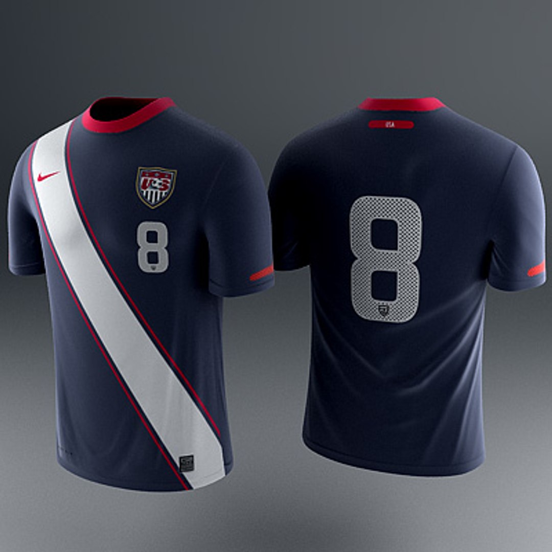 Home Soccer Shirt - 3d Model