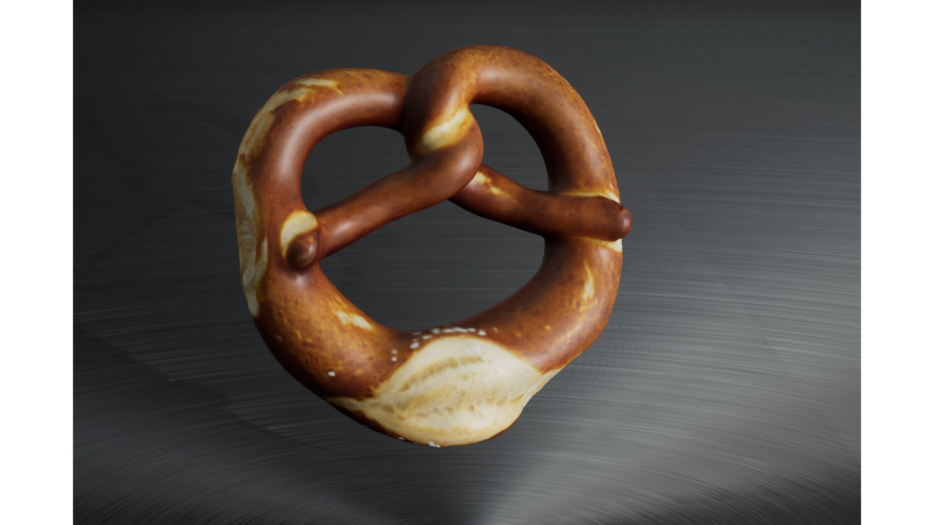 3D pretzel - low poly model - TurboSquid 1859778