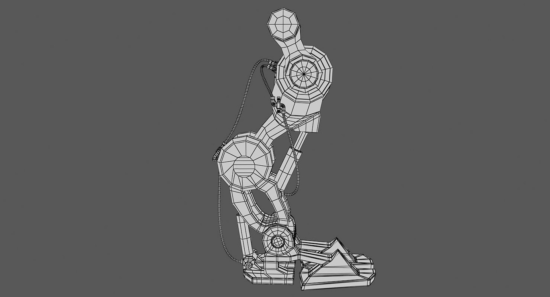 Sci fi robot leg 3D model - TurboSquid 1196119