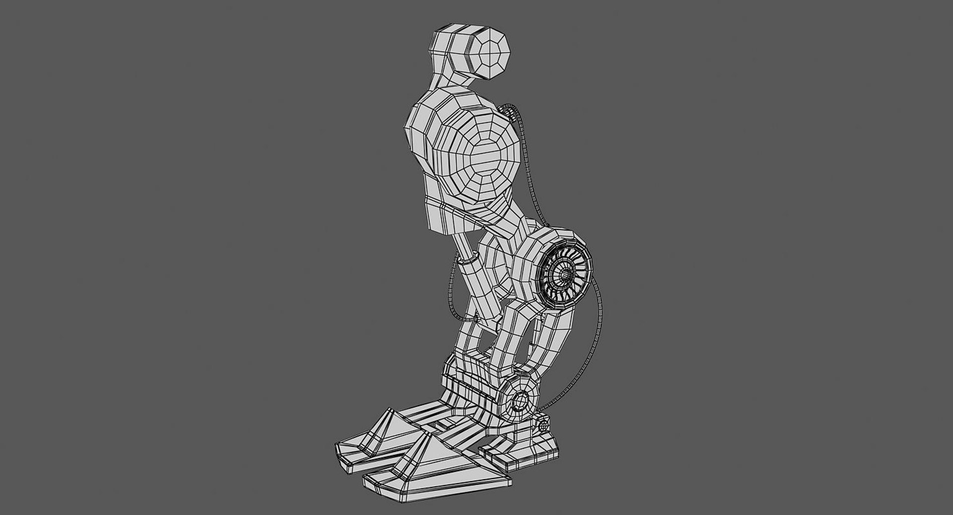 Sci fi robot leg 3D model - TurboSquid 1196119