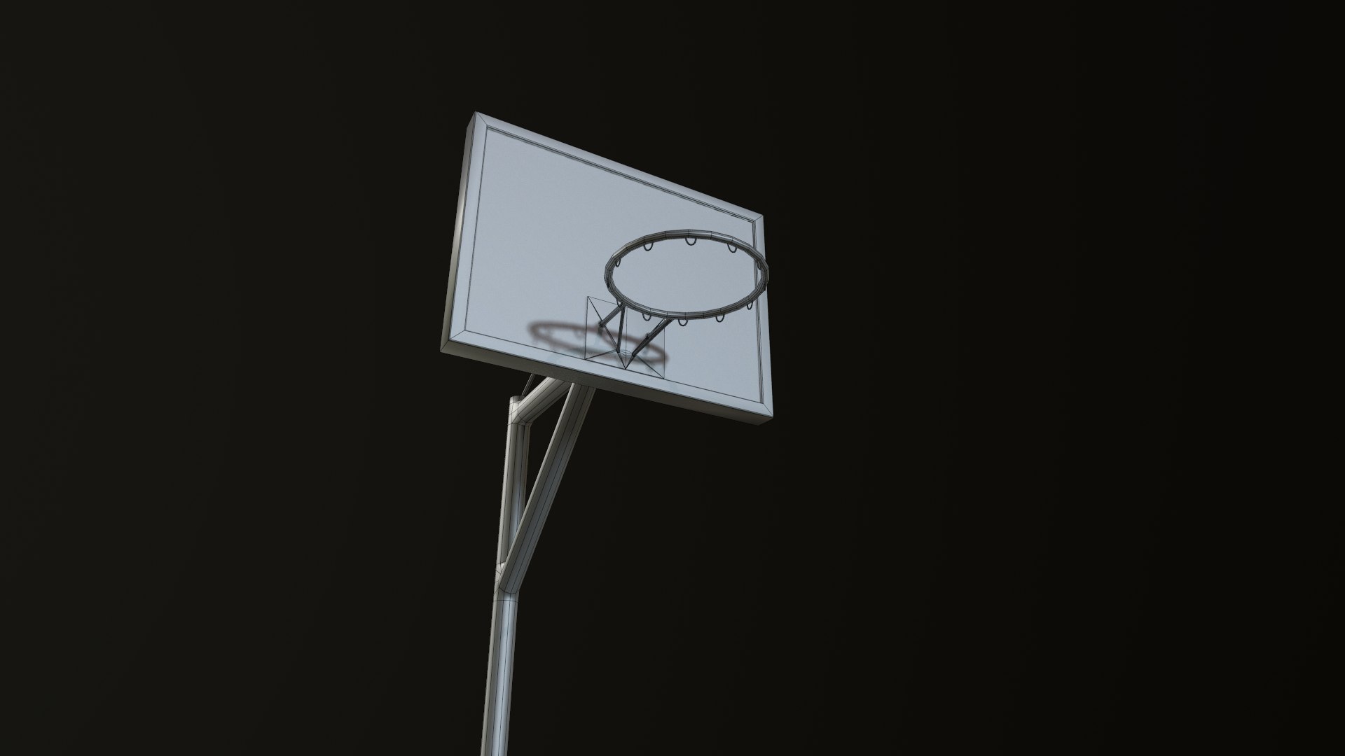 Basketball Hoop Rim 3D Model - TurboSquid 2071338