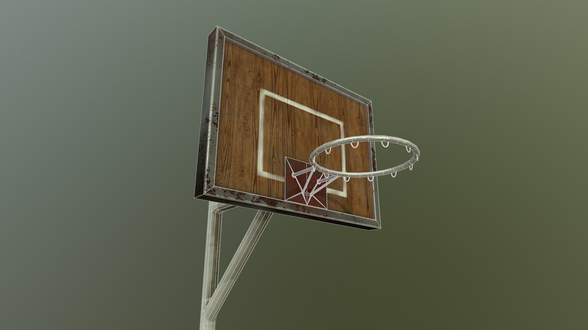 Basketball Hoop Rim 3D Model - TurboSquid 2071338