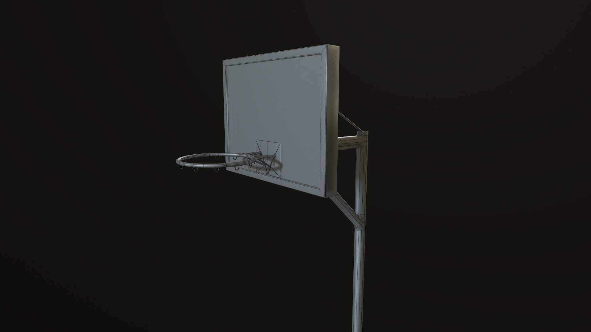 Basketball Hoop Rim 3D Model - TurboSquid 2071338