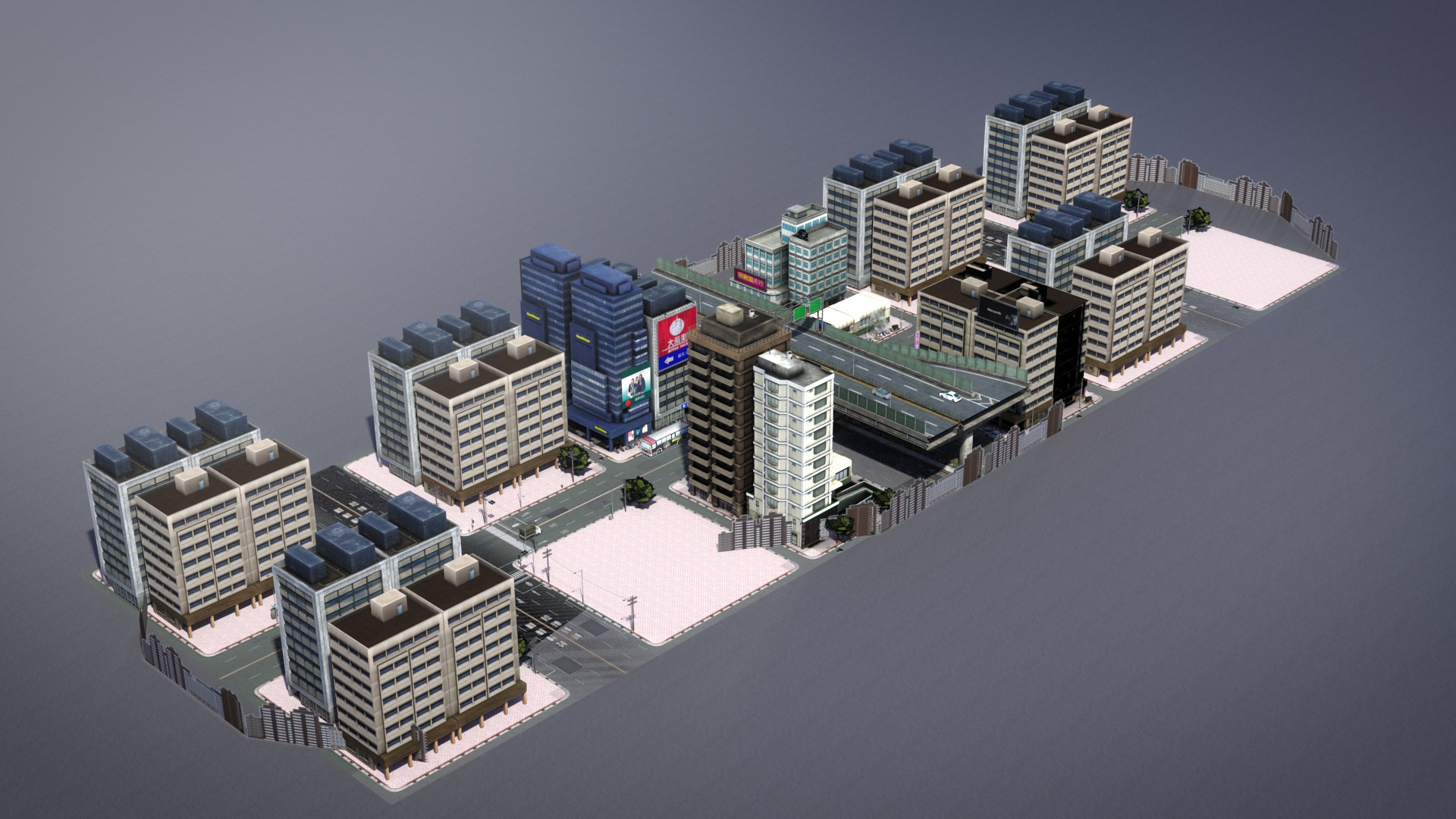 3D Tw Street Mrt Model - TurboSquid 2341105