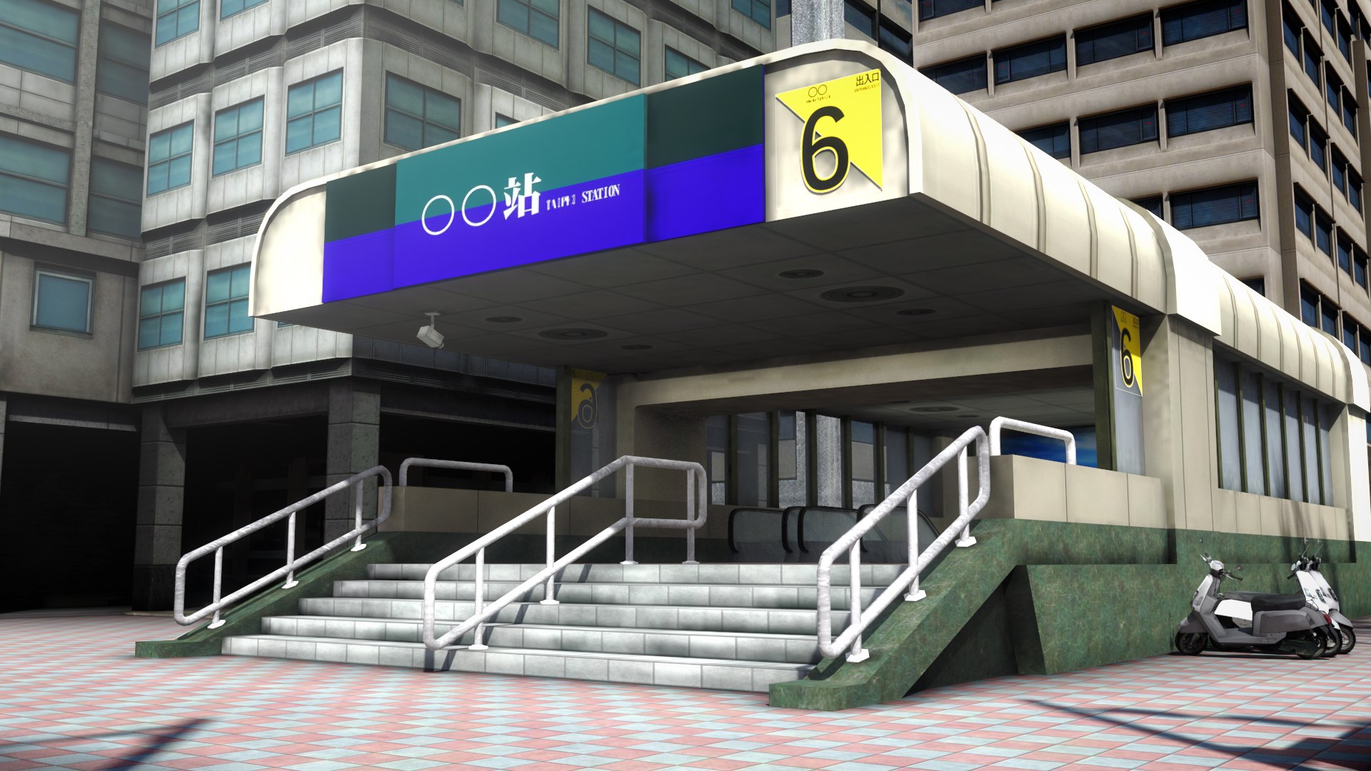 3D Tw Street Mrt Model - TurboSquid 2341105